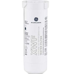 ge xwf refrigerator water filter | certified to reduce lead, sulfer, and 50+ other impurities | replace every 6 months for best results | pack of 1