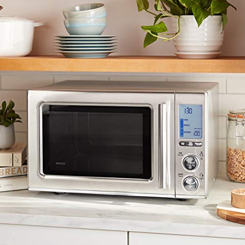 Breville Smooth Wave Microwave, Brushed Stainless Steel, BMO850BSS