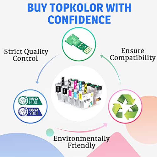 LC3013 Compatible Replacement for Brother LC3013 LC3011 3013 3011 Ink Cartridges Work with MFC-J491DW MFC-J497DW MFC-J690DW MFC-J895DW Printer（4BK,2C,2M,2Y,10Packs）