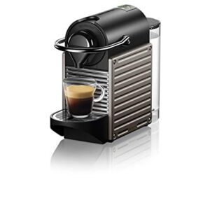 Nespresso BEC430TTN Pixie Espresso Machine, 24 ounces by Breville, Titan