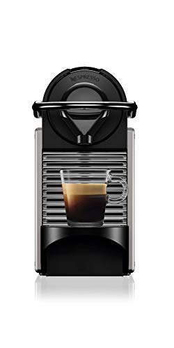 Nespresso BEC430TTN Pixie Espresso Machine, 24 ounces by Breville, Titan