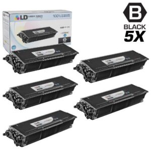 LD Compatible Toner Cartridge Replacement for Brother TN650 High Yield (Black, 4-Pack)