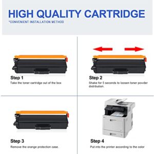 LVELIMIT Compatible Toner Cartridge Replacement for Brother TN433 TN-433 TN431 MFC-L8900CDW MFCL8900CDW HLL8360CDW HL-L8360CDW HL-L8260CDW MFC-L8610CDW HLL8360CDWT Printer 3Pack