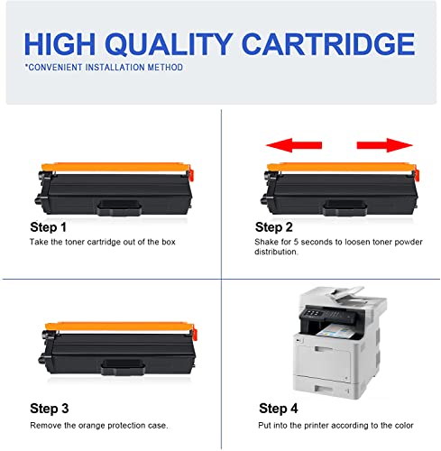 LVELIMIT Compatible Toner Cartridge Replacement for Brother TN433 TN-433 TN431 MFC-L8900CDW MFCL8900CDW HLL8360CDW HL-L8360CDW HL-L8260CDW MFC-L8610CDW HLL8360CDWT Printer 3Pack