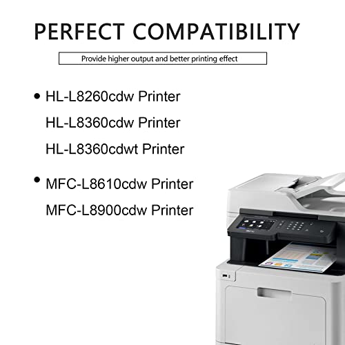 LVELIMIT Compatible Toner Cartridge Replacement for Brother TN433 TN-433 TN431 MFC-L8900CDW MFCL8900CDW HLL8360CDW HL-L8360CDW HL-L8260CDW MFC-L8610CDW HLL8360CDWT Printer 3Pack