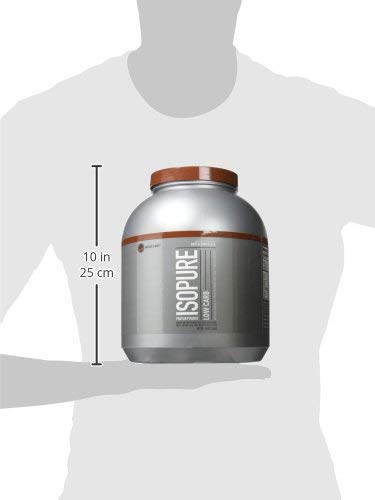 Isopure Whey Isolate Protein Powder with Vitamin C & Zinc for Immune Support, 25g Protein, Low Carb & Keto Friendly, Flavor: Dutch Chocolate, 4.5 Pounds (Packaging May Vary)