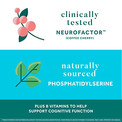 NEURIVA Plus Brain Supplement For Memory, Focus & Concentration + Cognative Function with Vitamins B6 & B12 and Clinically Tested Nootropics Phosphatidylserine and Neurofactor, 50ct Strawberry Gummies