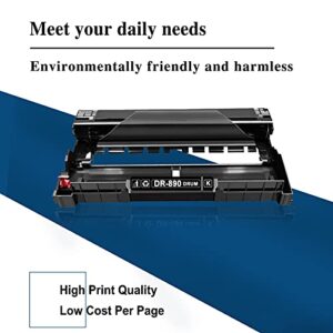 INDI 1 Pack DR-890 DR890 Black Drum Unit Replacement for Brother HL-L6250DW L6400DW L6400DWT MFC-L6750DW L6900DW Printer(Toner is not Included).