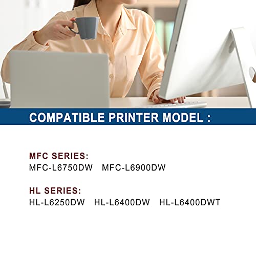 INDI 1 Pack DR-890 DR890 Black Drum Unit Replacement for Brother HL-L6250DW L6400DW L6400DWT MFC-L6750DW L6900DW Printer(Toner is not Included).