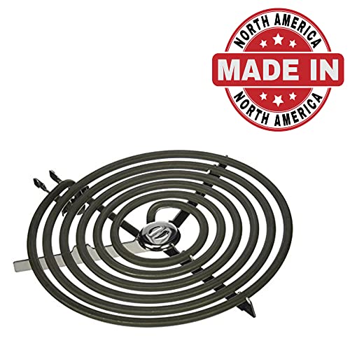 KITCHEN BASICS 101 WB30M1 WB30M2 Replacement Range Stove Top Surface Element Burner Kit for GE and Hotpoint, 4 Pack Includes 2 WB30M1 (6") and 2 WB30M2 (8"), 2912, 340523, 243867, WB30M0001