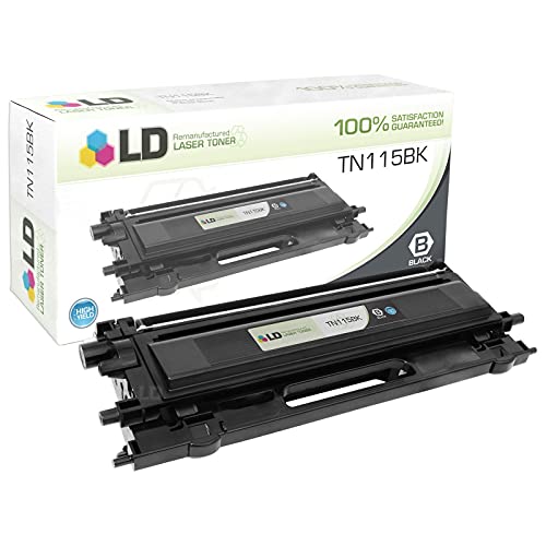 LD Products Remanufactured Toner Cartridge Replacement for Brother TN115BK High Yield (Black)