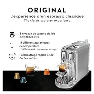 Breville Nespresso BNE800BSS Creatista Plus Espresso Machine, Brushed Stainless Steel & Nespresso Capsules OriginalLine, Barista Flavored Pack, Mild Roast Espresso Coffee, Brews 1.35 Ounce