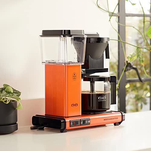 Technivorm Moccamaster Moccamaster 53947 KBGV 10-Cup Coffee Maker Orange, 40 Ounce, 1.25l