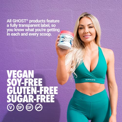 GHOST Glow: Beauty and Detox Support Formula - 30 Servings, Blueberry Acai - Skin Boosting Biotin & L-Theanine for Antioxidants for Hydration, Radiance, Complexion & Nourishment - Vegan, Gluten-Free