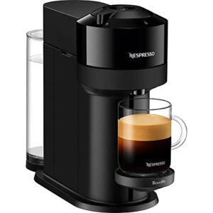 nespresso bnv550glb vertuo next espresso machine with aeroccino by breville, gloss black