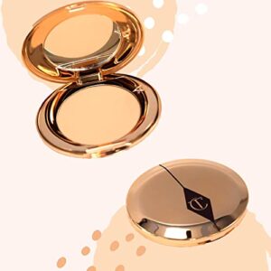 Charlotte Tilbury Mini Airbrush Flawless Finish Setting Pressed Compact Makeup Face Powder for Women - 2 Medium