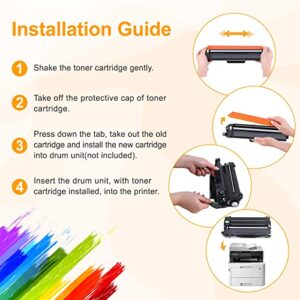 HenceBuy Compatible TN227 Toner Cartridge Replacement for Brother TN-227 TN223 Use with Brother HL-L3210CW HL-L3270CDW HL-L3290CDW MFC-L3750CDW MFC-L3710CW Printer (4 Pack, Black/Cyan/Yellow/Magenta)