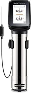 breville polyscience hydropro plus sous vide immersion circulator, 1450 watt, bluetooth, stainless, csv750pss1buc1