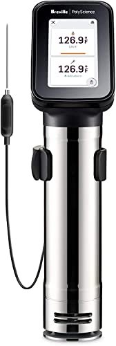 Breville Polyscience HydroPro Plus Sous Vide Immersion Circulator, 1450 Watt, Bluetooth, Stainless, CSV750PSS1BUC1