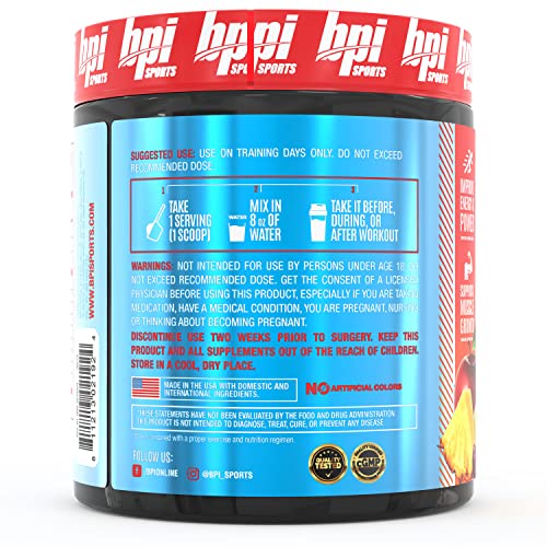 BPI Sports Best Creatine – Creatine Monohydrate, Himalayan Salt – Strength, Pump, Endurance, Muscle Growth, Muscle Definition – No Bloat – Fruit Punch – 50 servings – 10.58 oz.