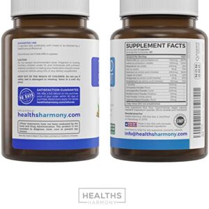 Thyroid Support with Iodine - 120 Capsules (Non-GMO) Improve Your Energy - Ashwagandha Root, Zinc, Selenium, Vitamin B12 Complex - Thyroid Health Supplement - 60 Day Supply