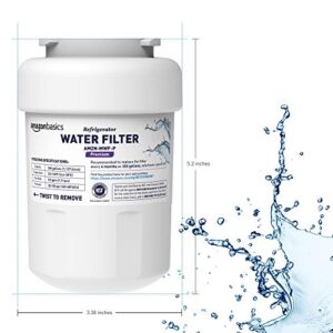 Amazon Basics Replacement GE MWF Refrigerator Water Filter Cartridge - Premium Filtration