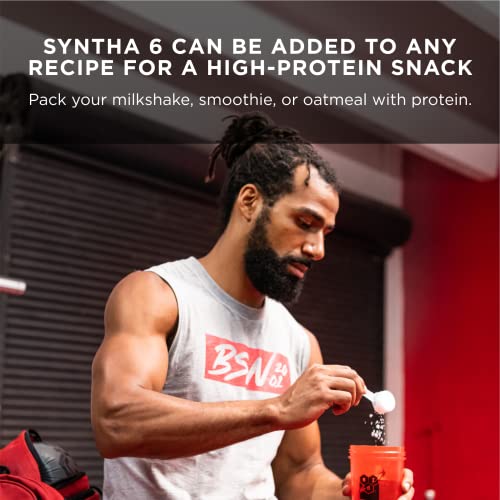 BSN SYNTHA-6 Whey Protein Powder with Micellar Casein, Milk Protein Isolate Powder, Vanilla Ice Cream, 48 Servings (Packaging May Vary)