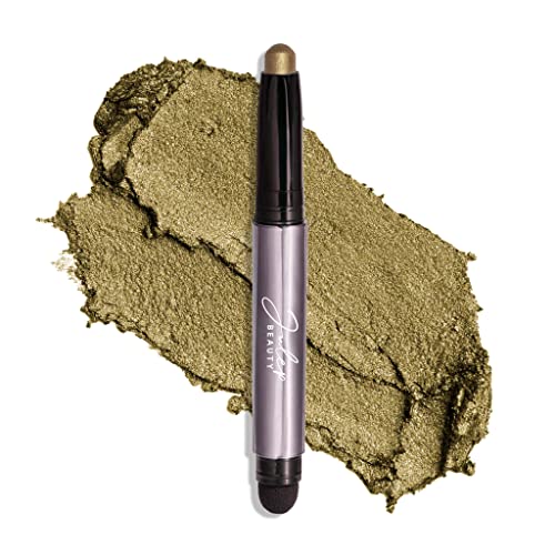 Julep Eyeshadow 101 Crème to Powder Waterproof Eyeshadow Stick, Khaki Green Shimmer