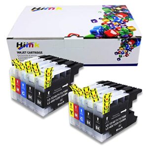 hiink comaptible ink replacement for brother lc-71 lc75xl lc75 ink cartridges use in mfc-j280w mfc-j425w mfc-j430w mfc-j435w mfc-j625dw mfc-j5910dw mfc-j6710dw mfc-j6910dw j825dw j835dw(10-pack)