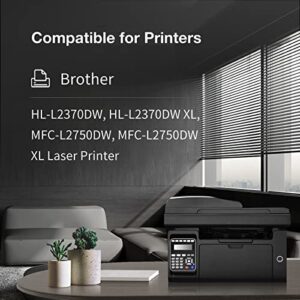 LEMERO TN770 Compatible Toner Cartridge Replacement for Brother TN-770 TN760 TN730 High Yield for HL-L2370DW, HL-L2370DW XL, MFC-L2750DW, MFC-L2750DW XL (2 Black)