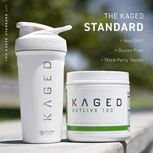 Kaged Muscle Outlive 100 Organic Superfoods and Greens Powder with Apple Cider Vinegar, Antioxidants, Adaptogen, Prebiotics,(Berry, 30 Servings)