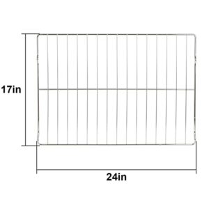 WB48T10063 Oven Rack for Range Compatible With GE, General Electric,Hotpoint Oven AP4538468, PS2577619，24" x 17"