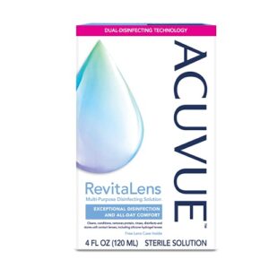 acuvue® revitalens multi-purpose disinfecting solution, 4 oz. (pack of 4)