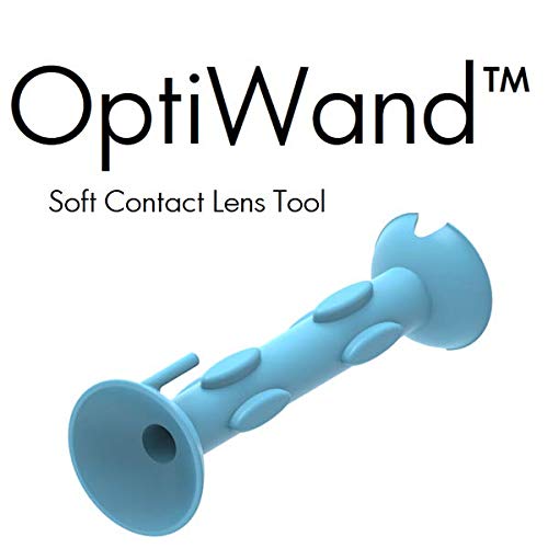 OptiWand Soft Contact Lens Insertion and Removal Tool. It Will Help Pinch The Soft Lens. This is not a Suction Cup for Soft Lens Removal