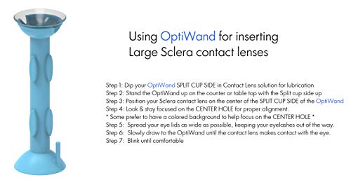 OptiWand Soft Contact Lens Insertion and Removal Tool. It Will Help Pinch The Soft Lens. This is not a Suction Cup for Soft Lens Removal