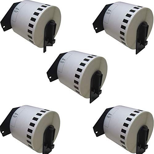 COS Imaging 5-Pack Compatible Label Replacement for Brother DK-2205, DK2205.