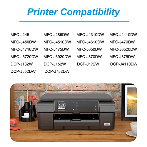 Compatible Brother Ink Cartridges LC103 Replacement for Brother LC103 LC101XL LC103BK 15 Pack Compatible with MFC-J870DW MFC-J6920DW MFC-J6520DW MFC-J450DW MFC-J470DW (6BK, 3C, 3M, 3Y)