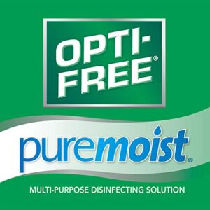 Opti-Free Puremoist Multi-Purpose disinfecting Solution with Lens case, 16 Fl Oz