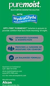 Opti-Free Puremoist Multi-Purpose disinfecting Solution with Lens case, 16 Fl Oz