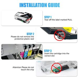 Miss Deer LC3037 Ink Cartridges Compatible Replacement for Brother LC3037 LC3037XXL LC3039, High Yield use with MFC-J6945DW MFC-J5845DW XL MFC-J5945DW MFC-J6545DW XL (2 BK/2C/2M/2Y) 8PK