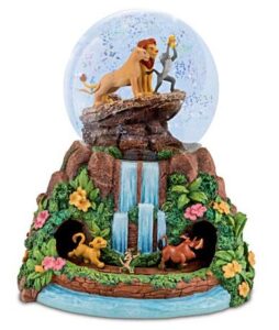 disney bradford exchange lion king musical glitter globe – simba nala rafiki