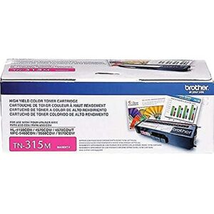 brother tn-315m toner cartridge magenta – 1 pack in retail packing