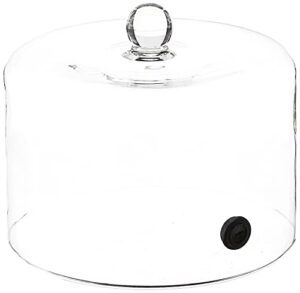 the breville polyscience smoking gun pro glass cloche, 7 inch diameter