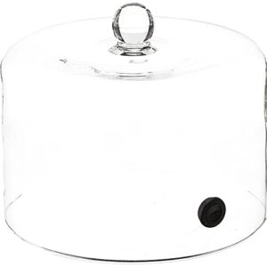 The Breville PolyScience Smoking Gun Pro Glass Cloche, 7 inch diameter