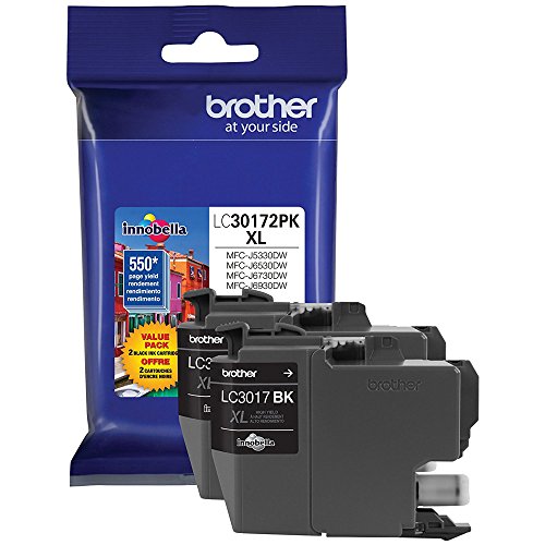 Brother MFC-J5330DW Black Ink High Yield - 2 Packs (2x550 Yield)