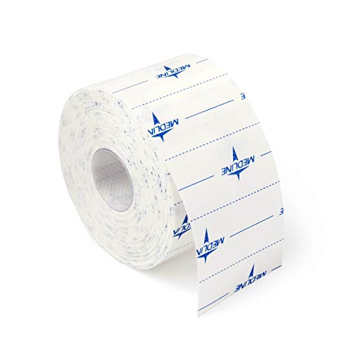 Medline MedFix Dressing Retention Tape with S-Release Liner, Secures Primary Dressings and Medical Appliances, 2" x 11 yd