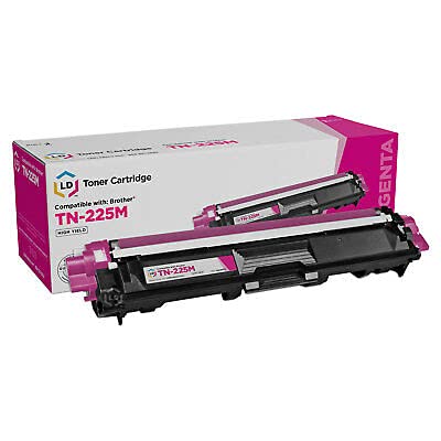 LD Compatible Toner Cartridge Replacements for Brother TN221 & TN225 High Yield (1 Black, 1 Cyan, 1 Magenta, 1 Yellow, 4-Pack)