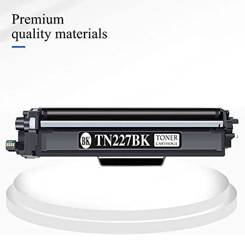 (2 Pack) TN227BK Compatible TN-227BK Black Toner Cartridge Replacement for Brother MFC-L3770CDW MFC-L3710CW MFC-L3750CDW MFC-L3730CDW Printer Toner.