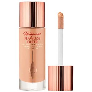 charlotte tilbury hollywood flawless filter face foundation primer & highlight – 1 oz full size (shade 3)