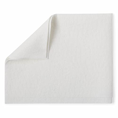 Medline Deluxe Dry Disposbale Washcloth, 10" x 13", White, 50 Count (Pack of 10)